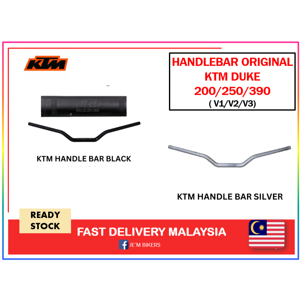 HANDLEBAR ORIGINAL KTM DUKE 200/250/390 V1/V2/V3 & GEN 3 | ALL MODEL ...