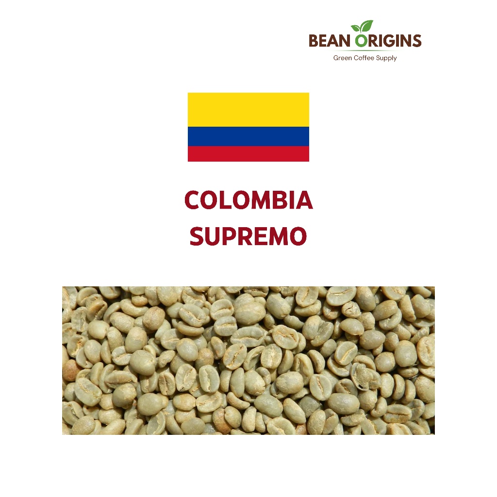 *New Shipment* Unroasted Colombia Supremo (Grade 1) Arabica Raw Coffee ...
