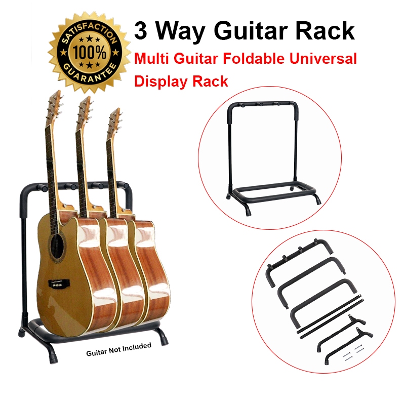 Multi Guitar Rack Foldable Display Rack and Stand Suitable For All ...