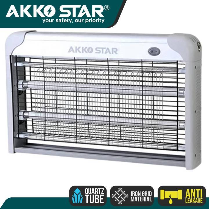 AKKO STAR Insect Killer Set 40W Mosquito Fly Trap Killers 2 x 20W ...