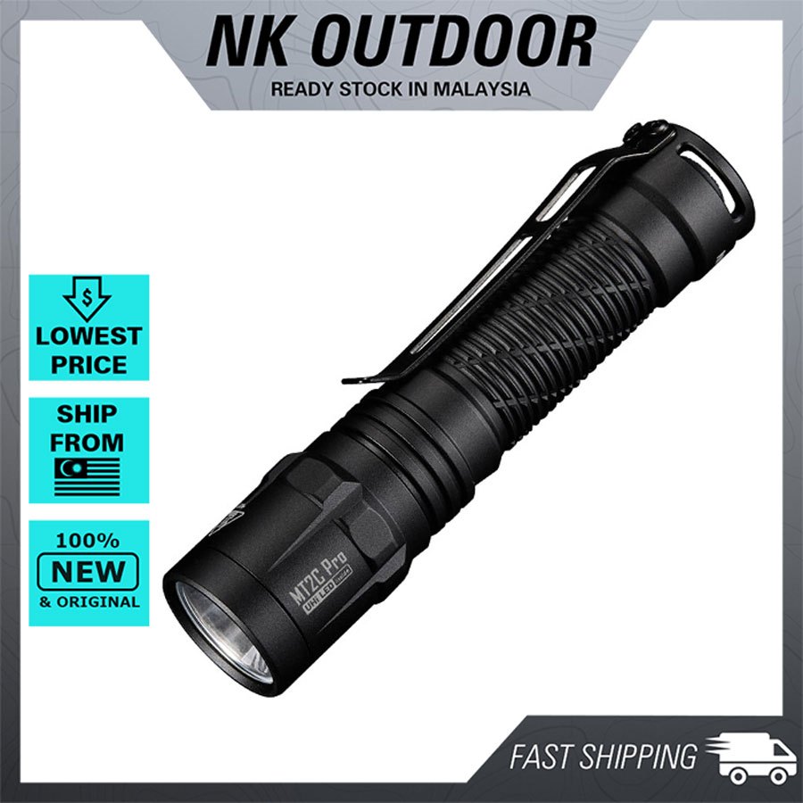 Nitecore MT2C Pro Rechargeable Flashlight (1800 Lumens) | Shopee Malaysia