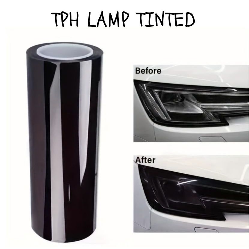 TPH PPF wrapping Tinted headlamp taillamp fog lamp Self Healing Paint ...