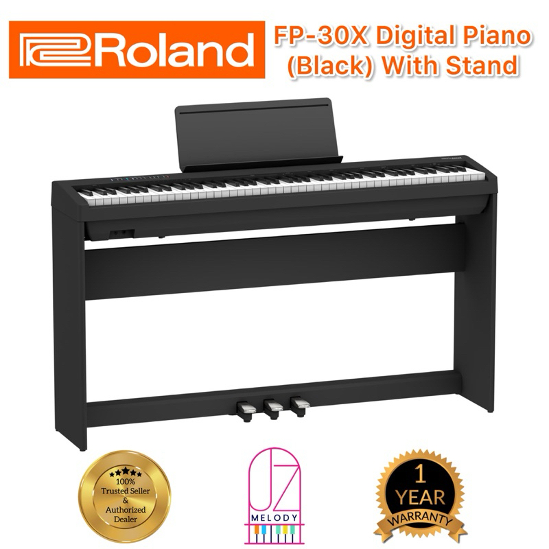 [Pre-Order] ROLAND FP-30X 88-Key Digital Piano Home Package (FP30X / FP ...