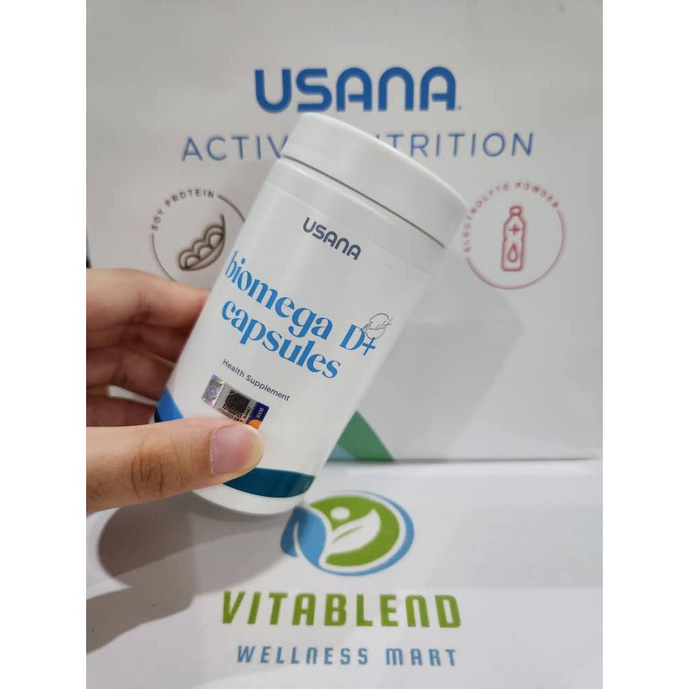 BIOMEGA D+ PLUS USANA [56 CAPSULES] EXP10/25 FISH OIL EPA+DHA HEALTH ...