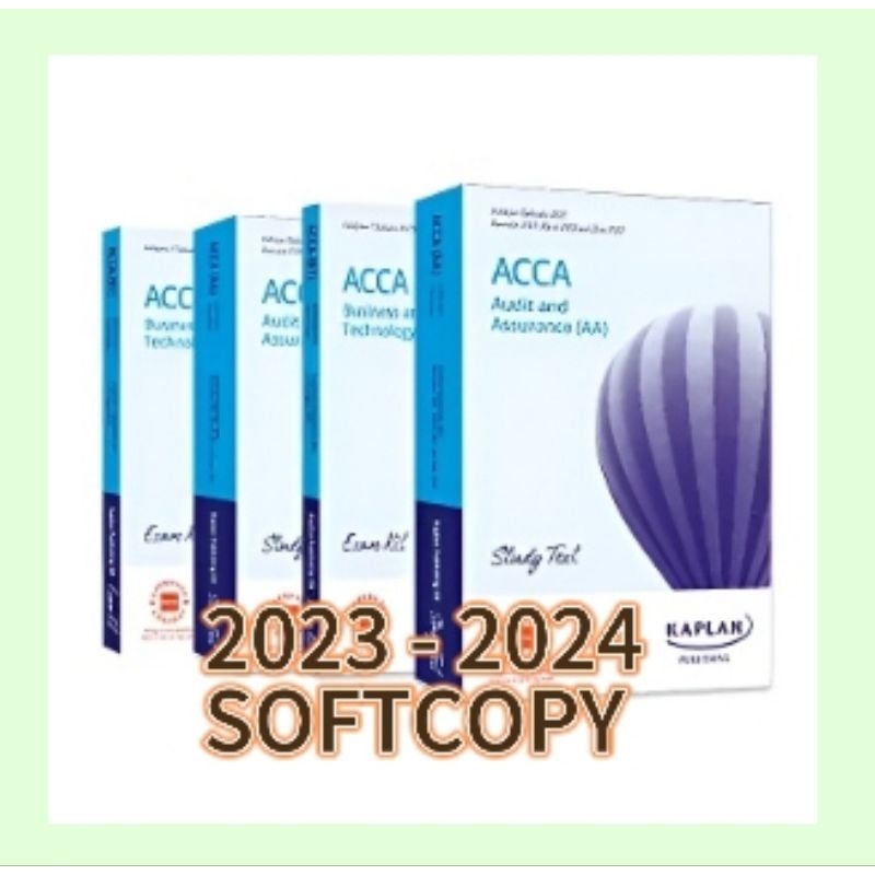 ACCA 2024 2023 BT MA FA LW PM TX FR AA FM SBL SBR AFM APM ATX AAA Softcopy | Shopee Malaysia