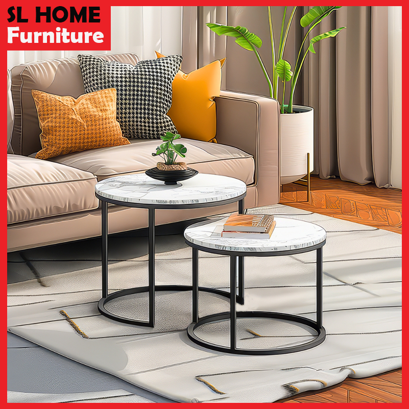 🔥SL Coffee Table / table coffee / Meja bulat / Meja kopi / 咖啡桌 / 茶几桌 ...