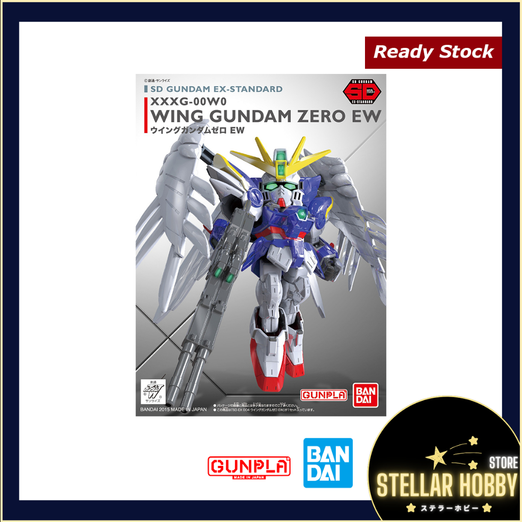 [Ready Stock] BANDAI SD Gundam EX-Standard Wing Gundam Zero EW (Gundam Wing) | Shopee Malaysia