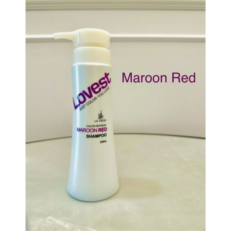 La Focus Lovest Maroon Red Color Refresh Shampoo (330ml) | Shopee Malaysia