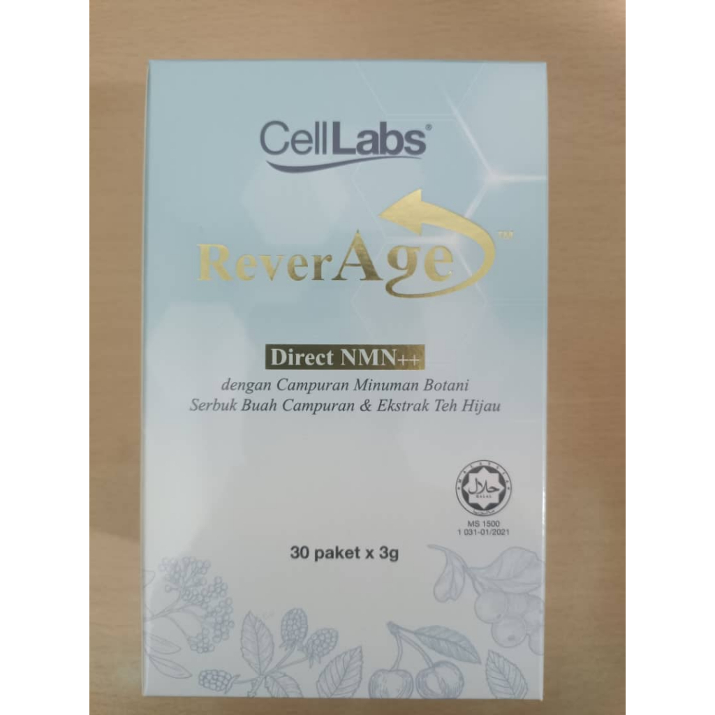 CellLabs® ReverAge – Direct NMN Supplement {3g x 30's Sachets} Exp 28 ...