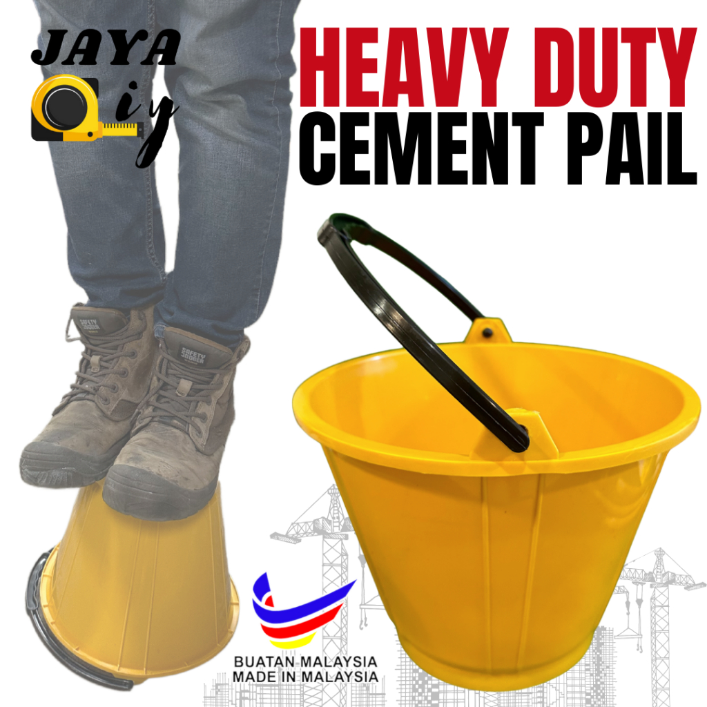 HEAVY DUTY HIgh Quality Cement Pail With PLASTIC Handle / Baldi Simen ...