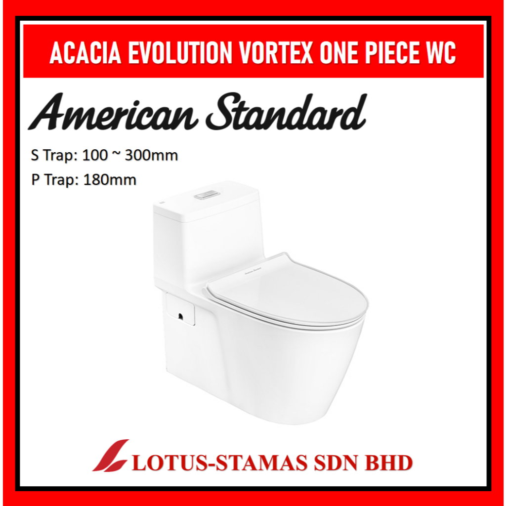 American Standard Acacia Supasleek One Piece Toilet WC (Model No ...