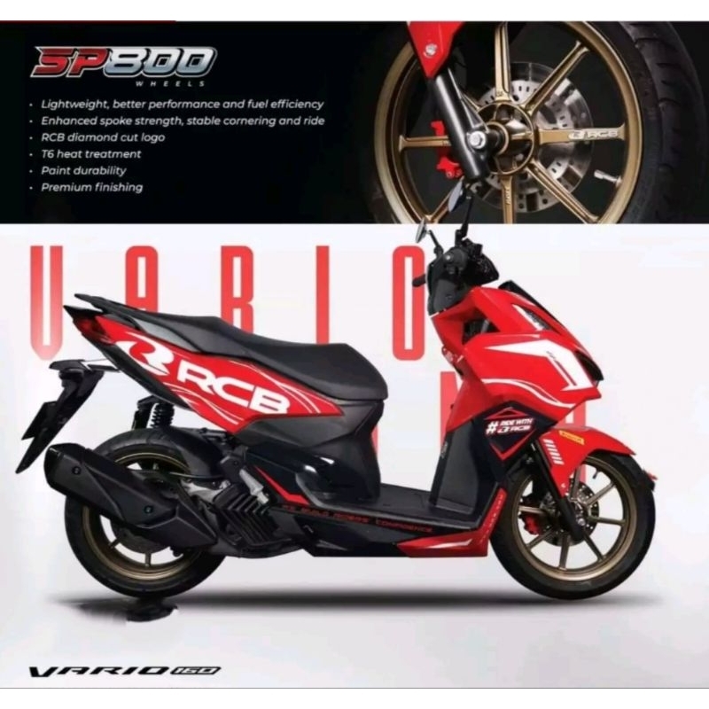 SPORT RIM RCB RACING BOY SP800 SP 800 HONDA VARIO160 CLICK 160 (215/350 ...