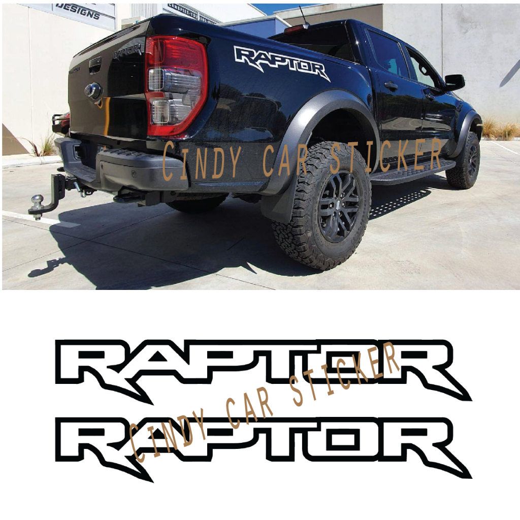 Ford Ranger Sticker Raptor Wildtrak Body Decal Pelekat 4x4 | Shopee ...