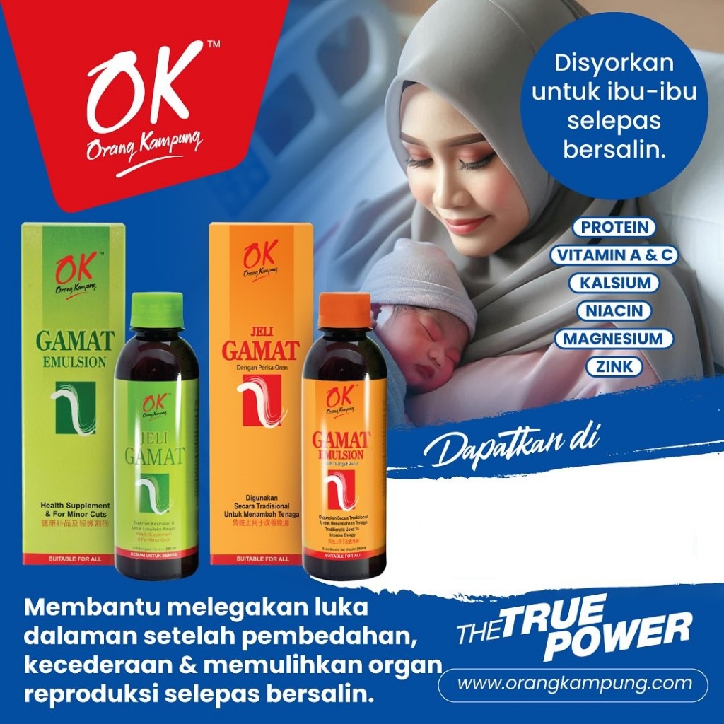 OK ORANG KAMPUNG JELI GAMAT EMULSION, SEA CUCUMBER JELLY - 245ml ...