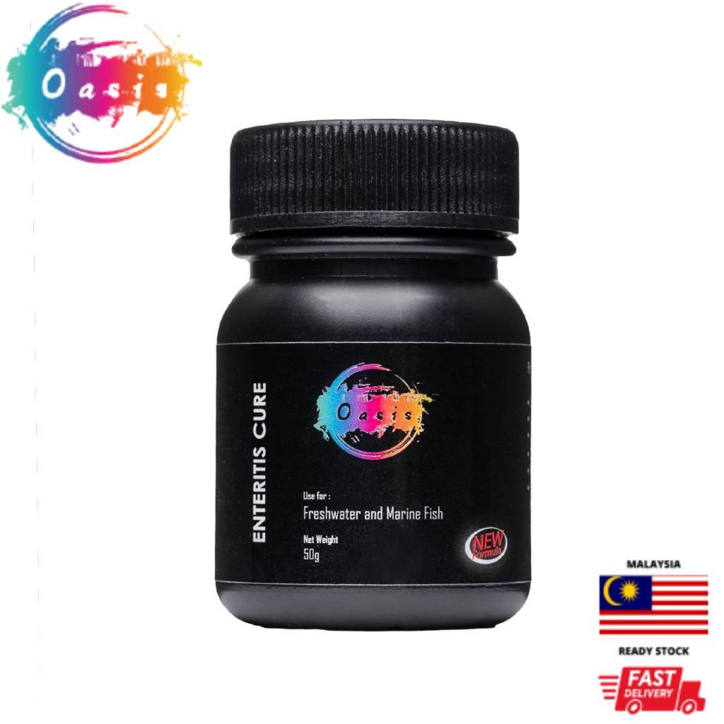 Oasis Enteritis Cure Fish Medication/Ubat Ikan/Fish Medicine [50g/200g ...