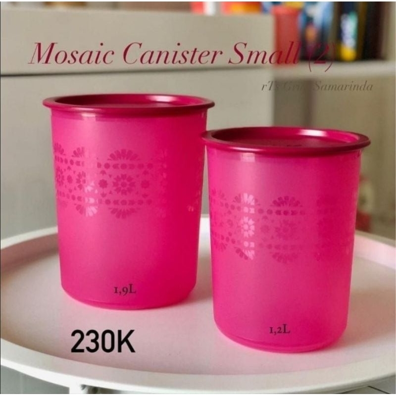 Tupperware Mosaic Canister One touch | Shopee Malaysia