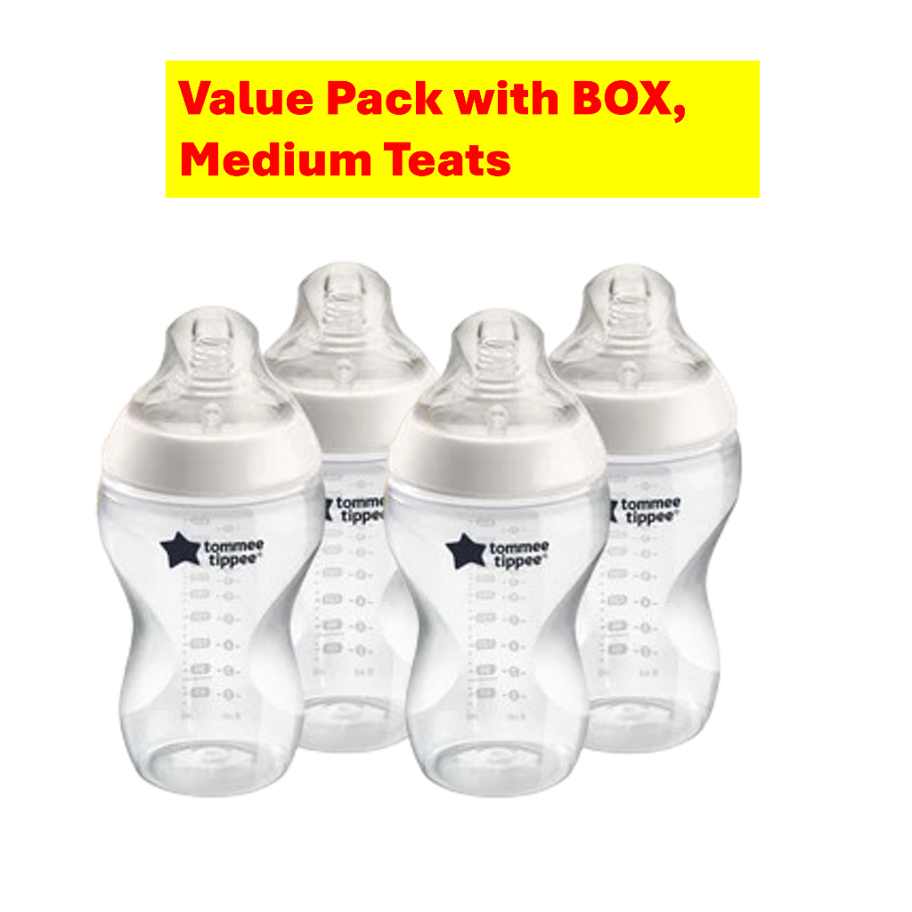 BUNDLE Tommee Tippee CloserToNature Tinted Set Baby PPSU PP Feeding Bottles 4oz 150ml/ 9oz 260ml ...