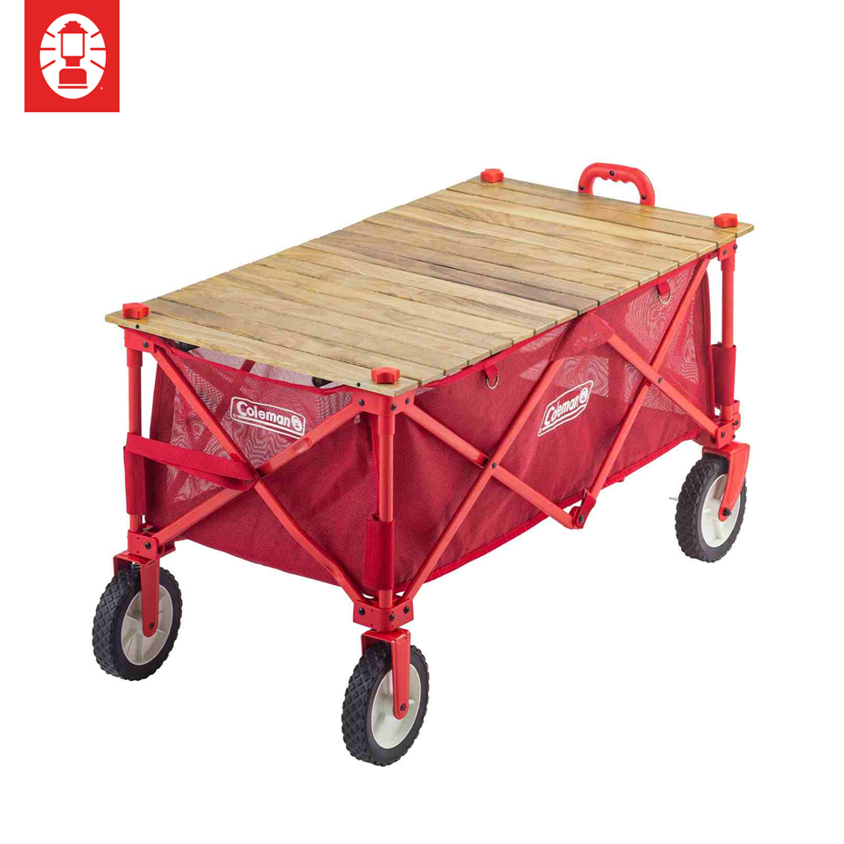 Coleman Outdoor Wagon Wood Roll Table (EX) | Shopee Malaysia