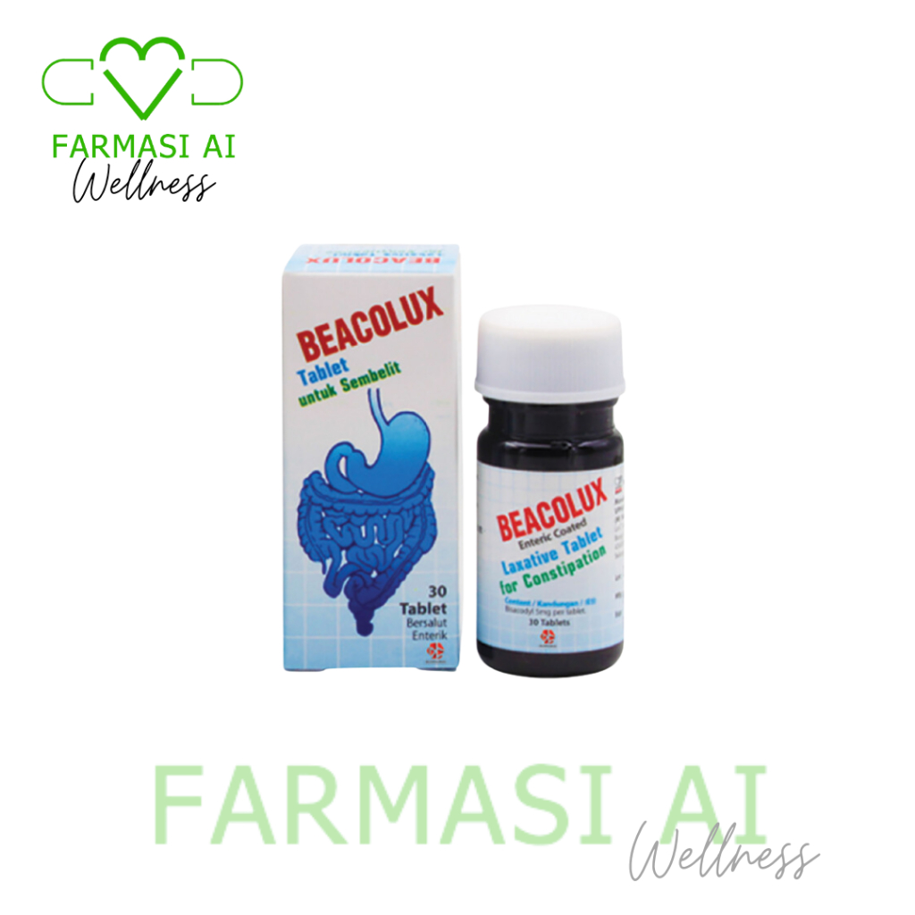 Beacolux Laxative Tablet For Constipation 30 Tabs Enteric Coated (Exp ...