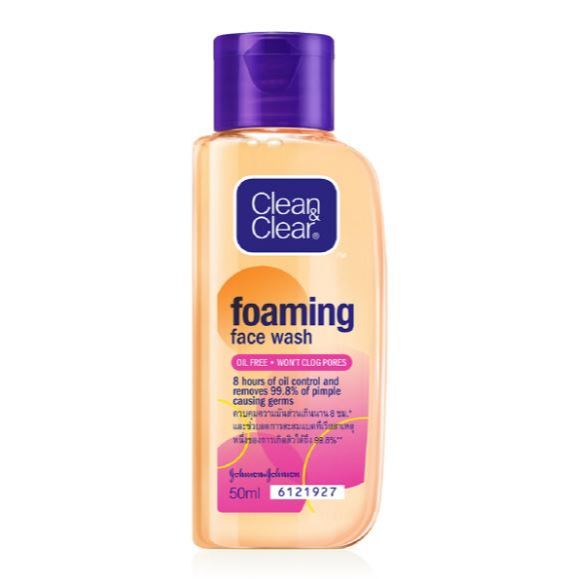 CLEAN & CLEAR Foaming Face Wash 50 ml. | Shopee Malaysia