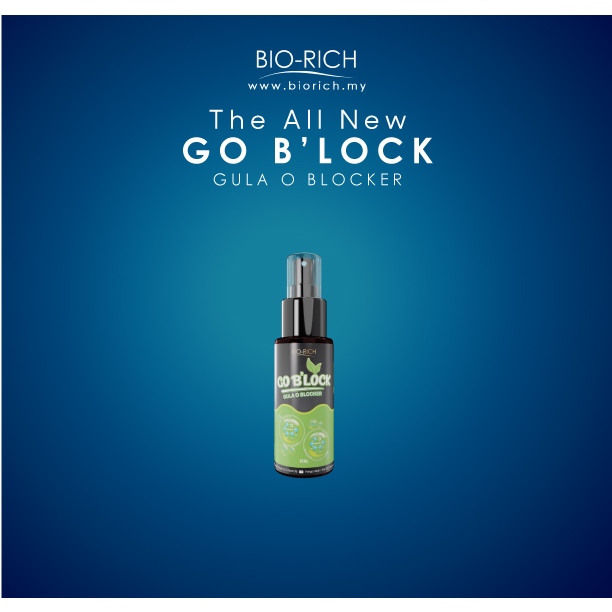 Gula O original BIORICH [GO BLOCK SPRAY] ready stock sihat dan sesuai ...