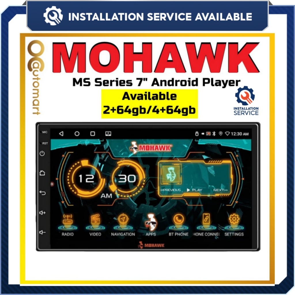 [Installation Provided] Mohawk 7" Inch MS Series ME Series Car Android ...
