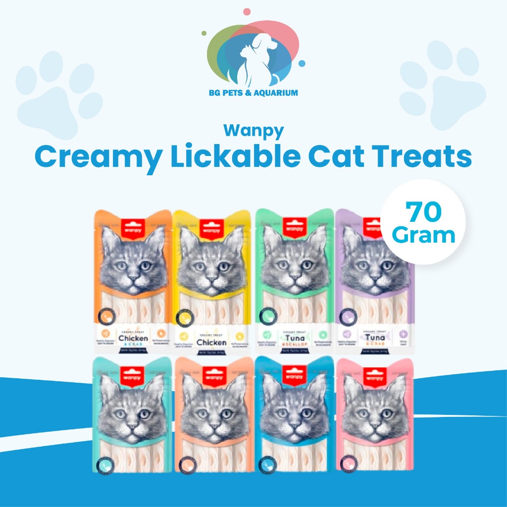 Wanpy Creamy Lickable Cat Treats 70G | Shopee Malaysia