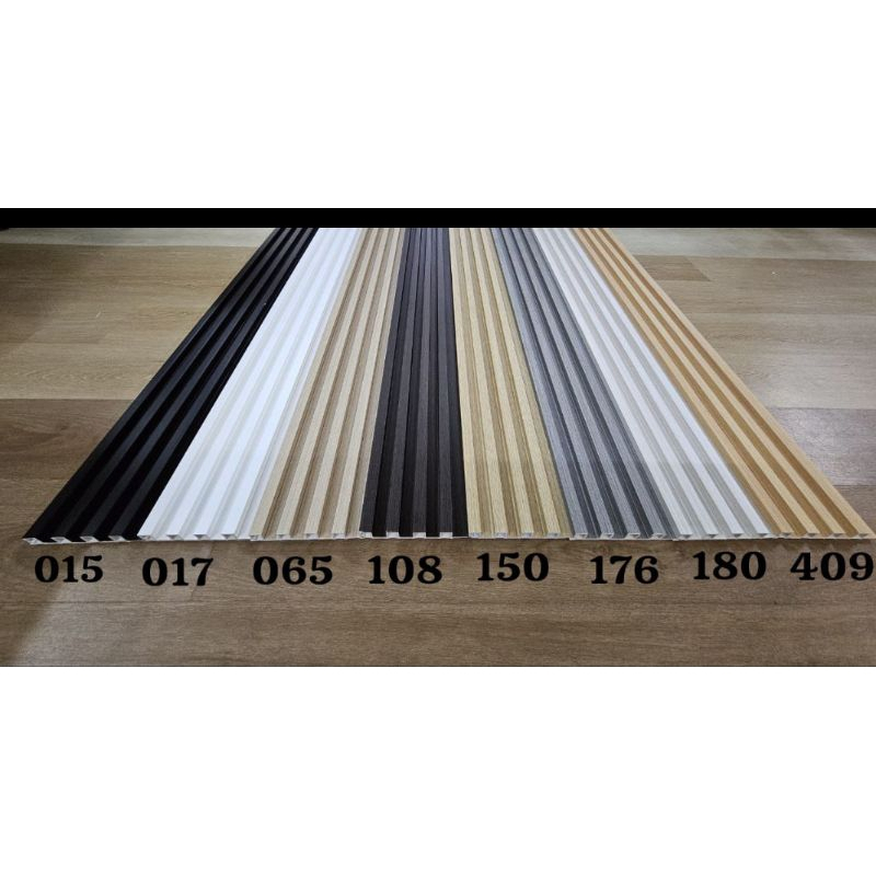 PVC FLUTED WALL PANEL **PRICE FOR 6PCS** 23mm X 168mm X 3000mm | Shopee ...