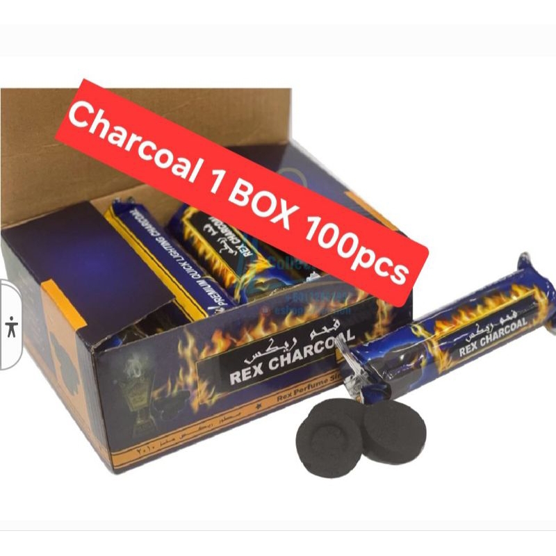 CHARCOAL ARANG (1 BOX 10 packet 100 PCS) | Shopee Malaysia