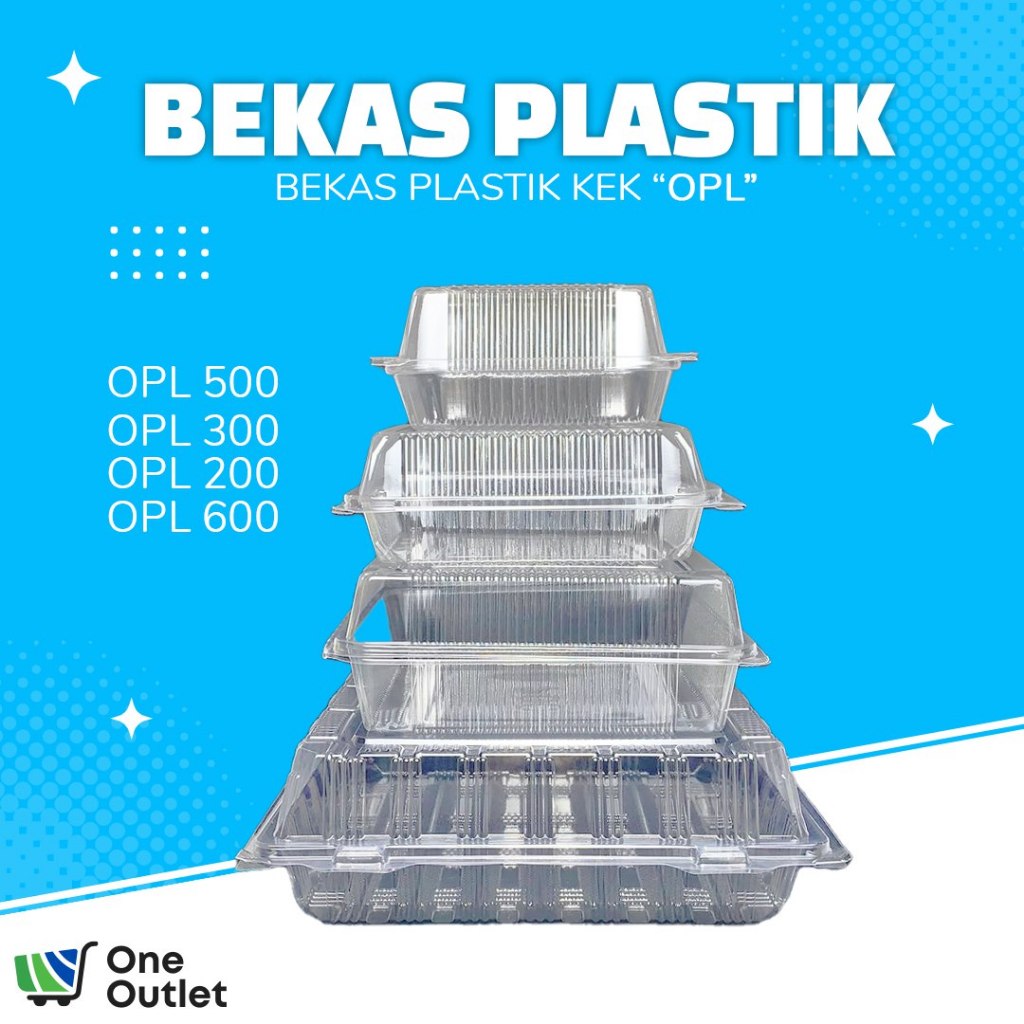 BENXON OPS L200 L300 L500 L600 BEKAS KEK Disposable Plastic Clear Food ...