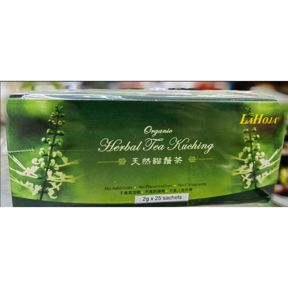 organic herbal tea kuching / Herbs Teh Asli Misai Kucing 猫须草抗酸茶 (2g x ...