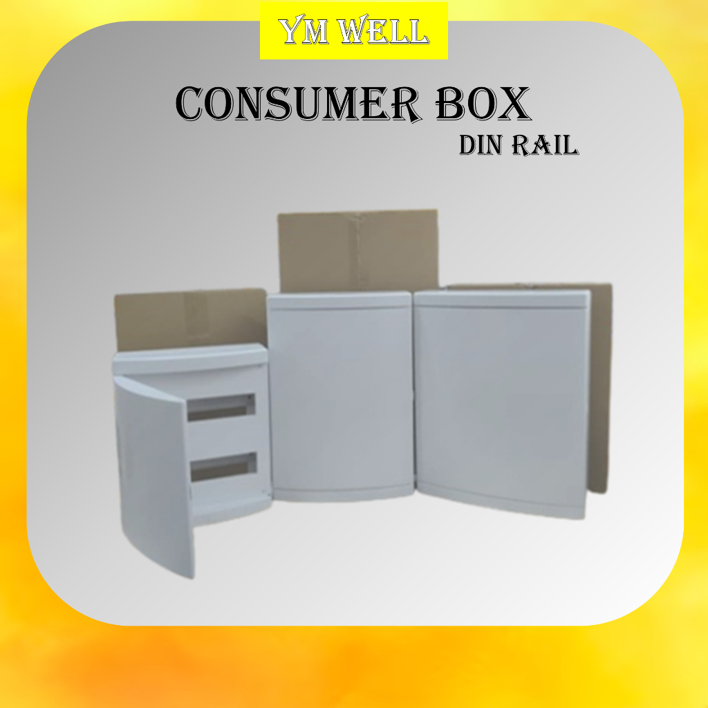 🔥COMMANDO Consumer Box Din Rail Non-Transparent *Ready Stock* | Shopee ...