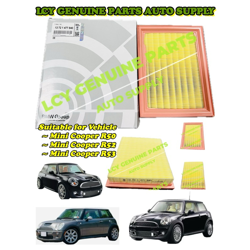 MINI COOPER R50 R52 R53 AIR FILTER (13 72 1 477 840) | Shopee Malaysia