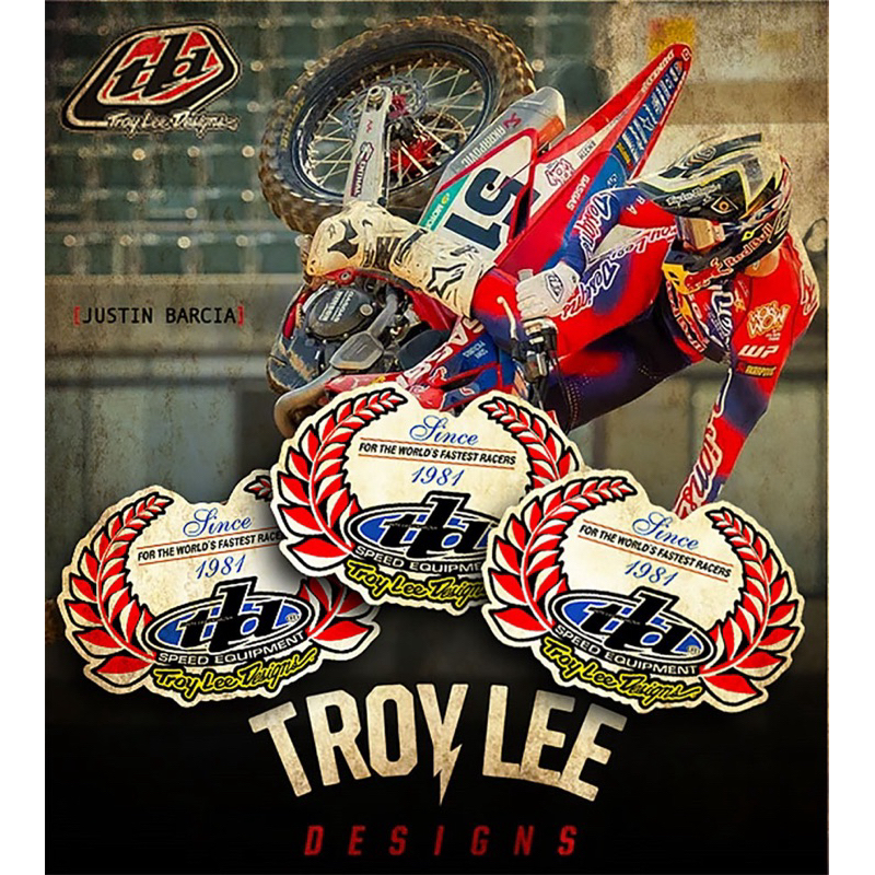 🔥 🇺🇸 Rare🔥Troy Lee Design Sticker “ For The World Fastest Racers ...
