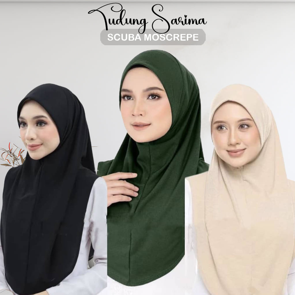 Tudung Sarung Moscrepe Scuba Awning New Arrival 2024 Instant Hijab ...