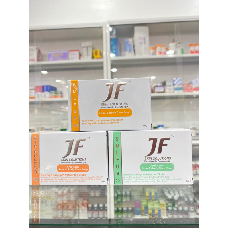 JF Sulfur Anti-Acne Face & Body Soap 100g 2% / 5% / 10% | Shopee Malaysia