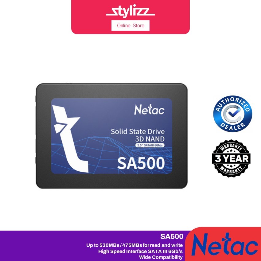 Netac SA500 256GB 512GB 1TB SSD Sata III 2.5" Solid State Drive NAND ...