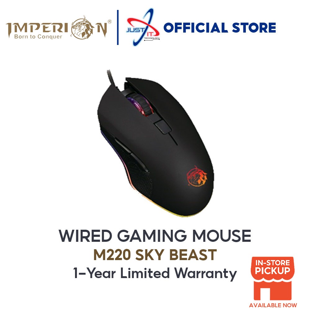 IMPERION M220 SKY BEAST 3200dpi WIRED GAMING MOUSE | Shopee Malaysia