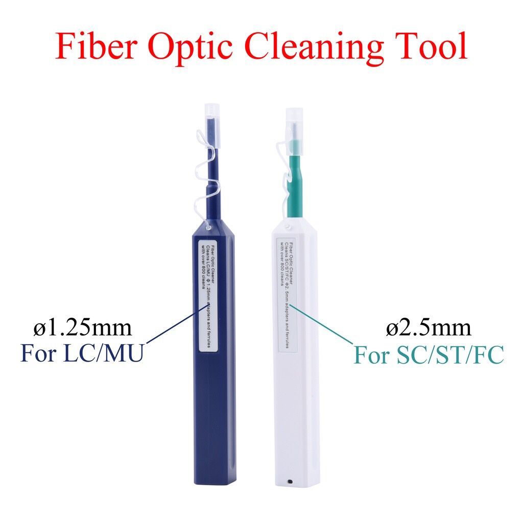 Fiber Optic One Click Cleaner for 1.25 LC & 2.5mm FC SC ST Fiber ...