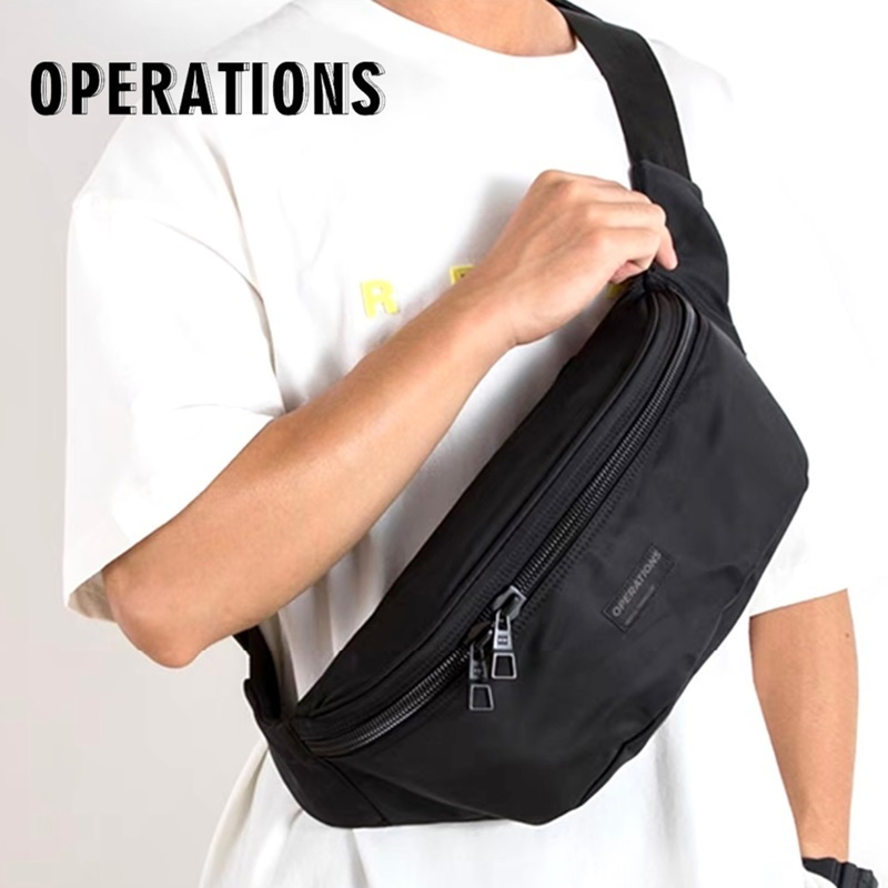 Ready Stock!! Operations Fashion Waist Bag Chest Bag Pouch Bag Smooth ...