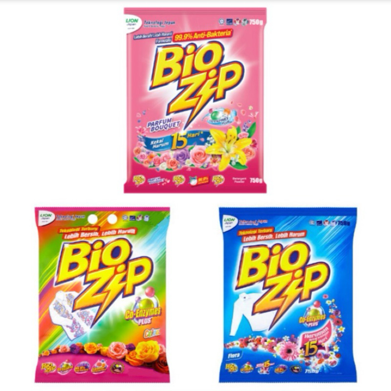 BIO ZIP Powder Detergent 750g | Shopee Malaysia