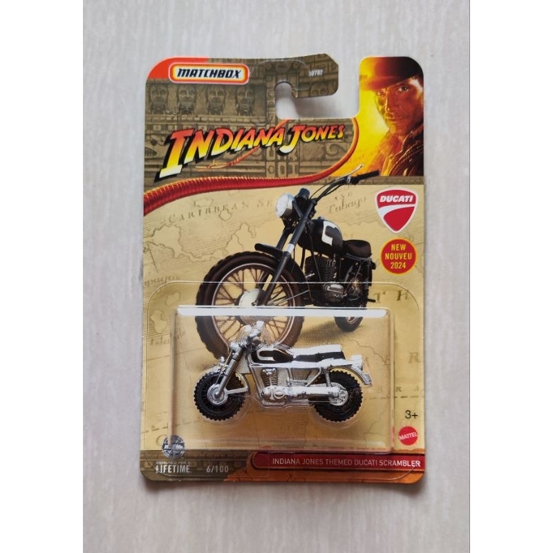 Matchbox 2024 Indiana Jones themed Ducati Scrambler | Shopee Malaysia