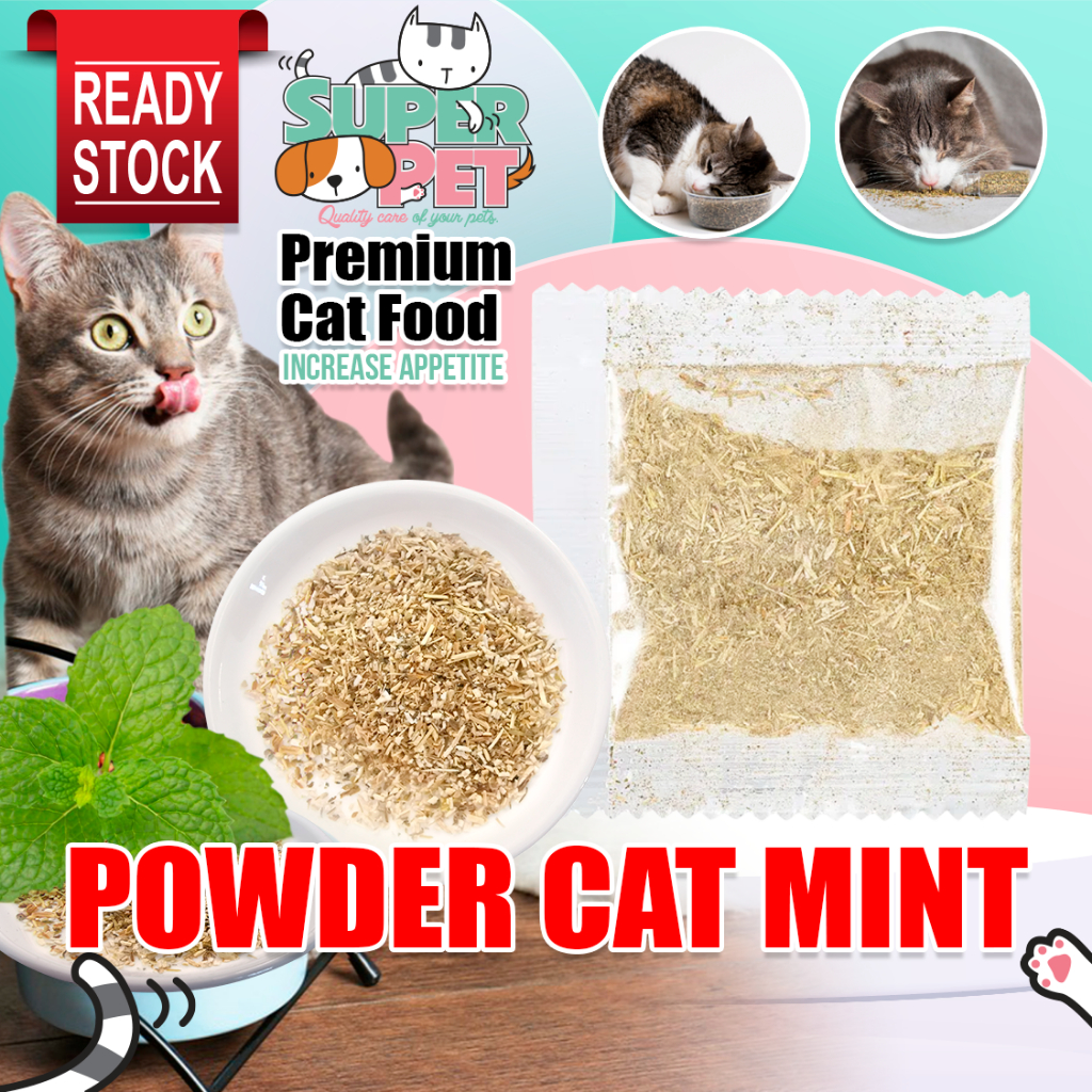 [Serbuk Kitnip Kucing Pokok Galak Kucing] 1g Catnip Pure Cat Mint ...