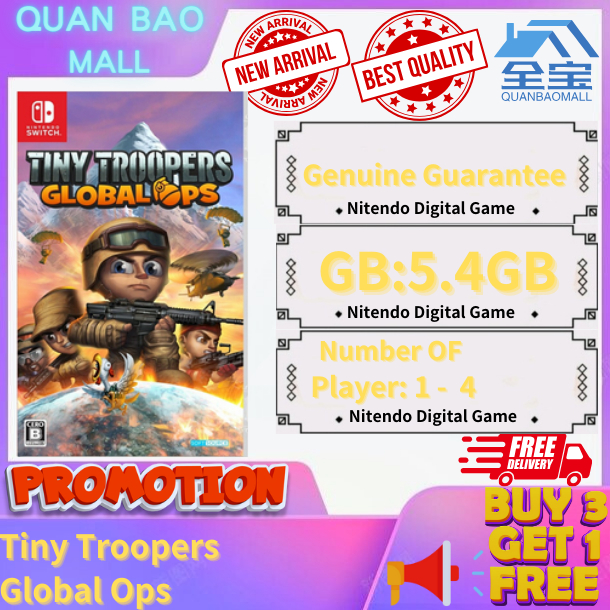 Tiny Troopers Global Ops 小小部队 全球行动 (Nintendo switch) DigitalDownload ...
