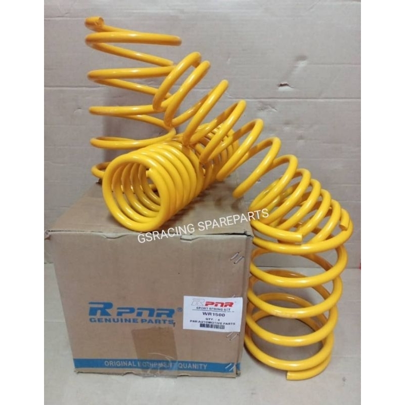 (PRICE 4PCS) PROTON WIRA & SATRIA 1.3 1.5 LOWER SPORT SPRING LOWERD SET ...