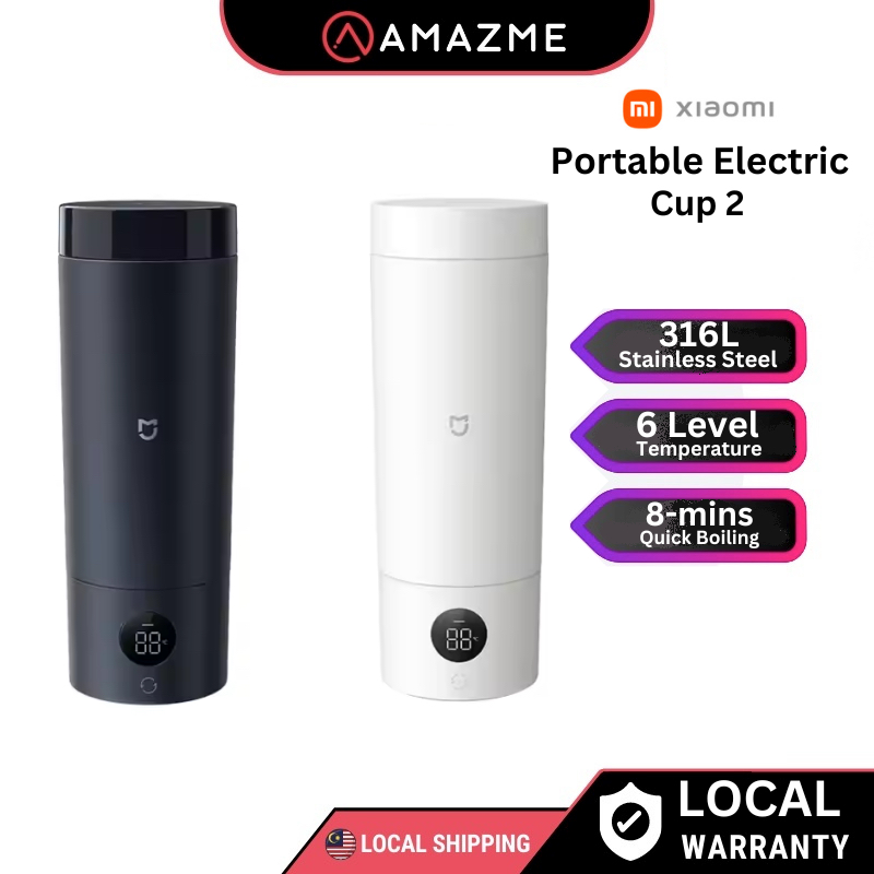 Xiaomi Mijia Portable Electric Cup 2 Thermal Flask 350ml - MJDRB02PL ...