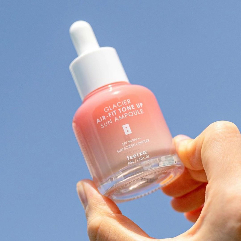现货！Feelxo Glacier Air-fit Tone Up Sun Ampoule Serum 30ml 防晒精华安瓶 ...