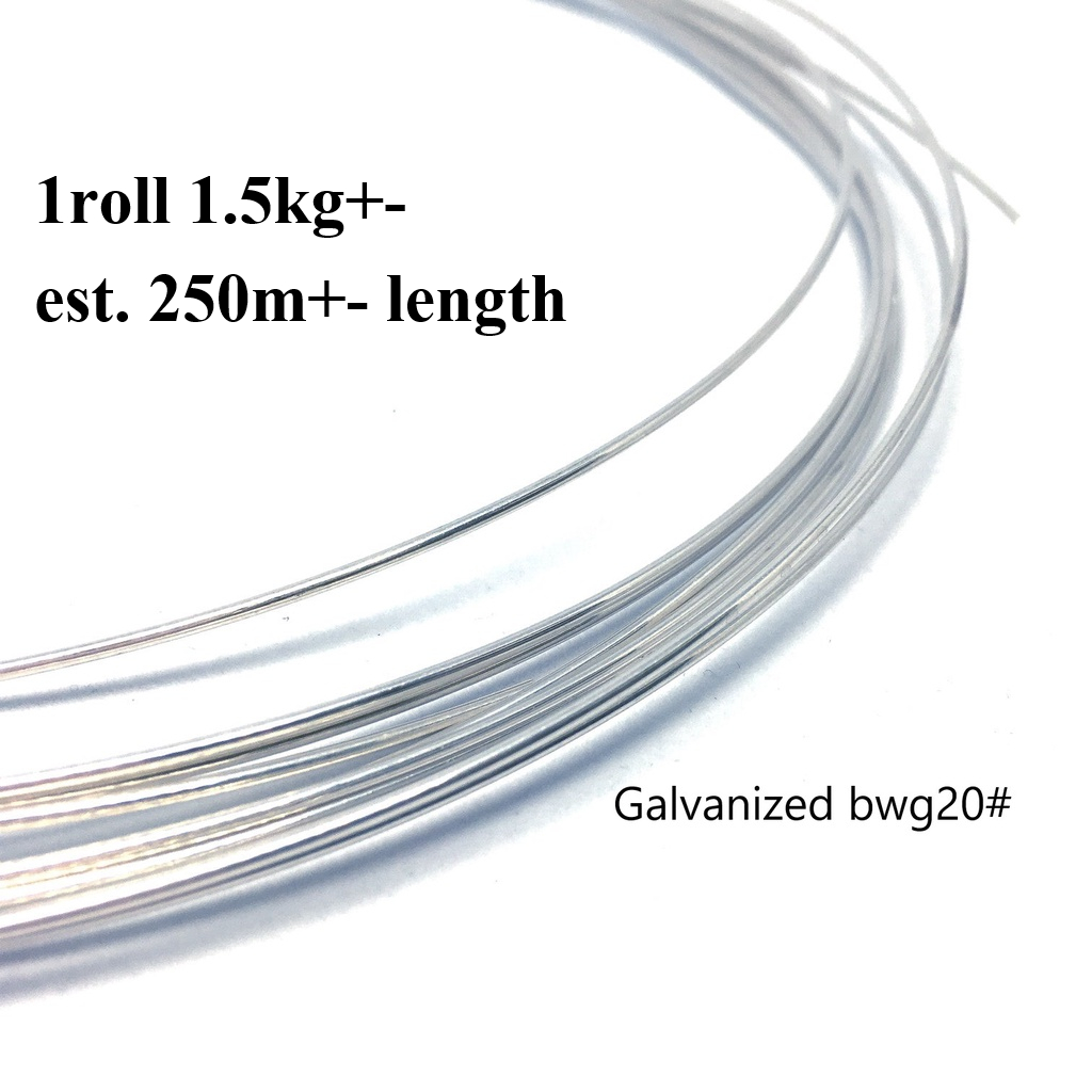 1.5kg Galvanized Iron Wire #20 / dawai ikat besi atau bonsai | Shopee ...