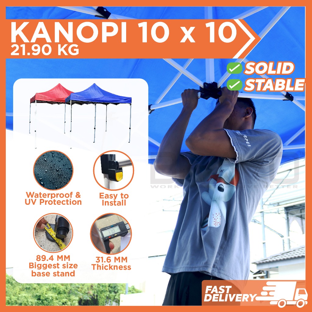 Bravo Canopy Kanopi 10x10 Canopy Canvas Khemah Niaga Khemah Pasar Malam ...