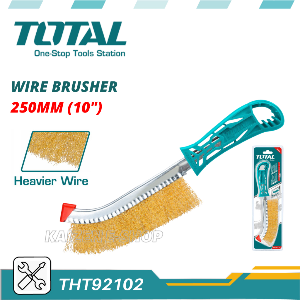 TOTAL THT92102 Wire Brusher 250MM | Shopee Malaysia